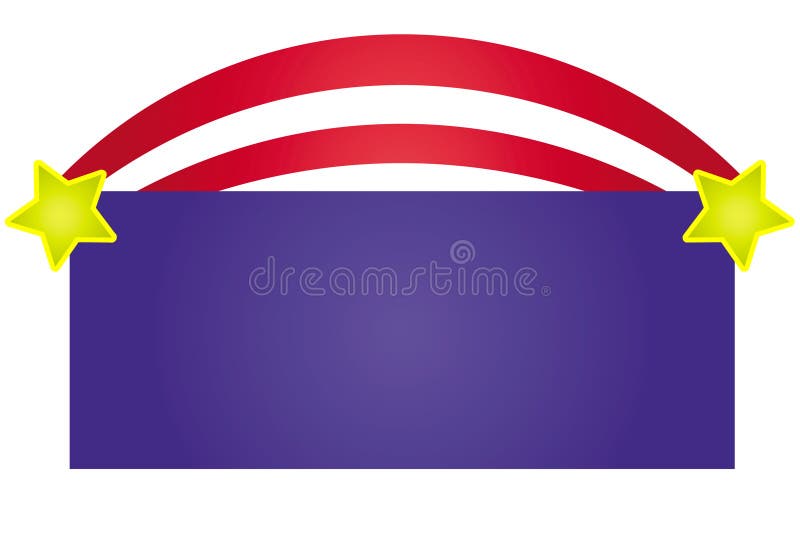 Patriotic Text Box stock illustration. Illustration of pattern - 1331283