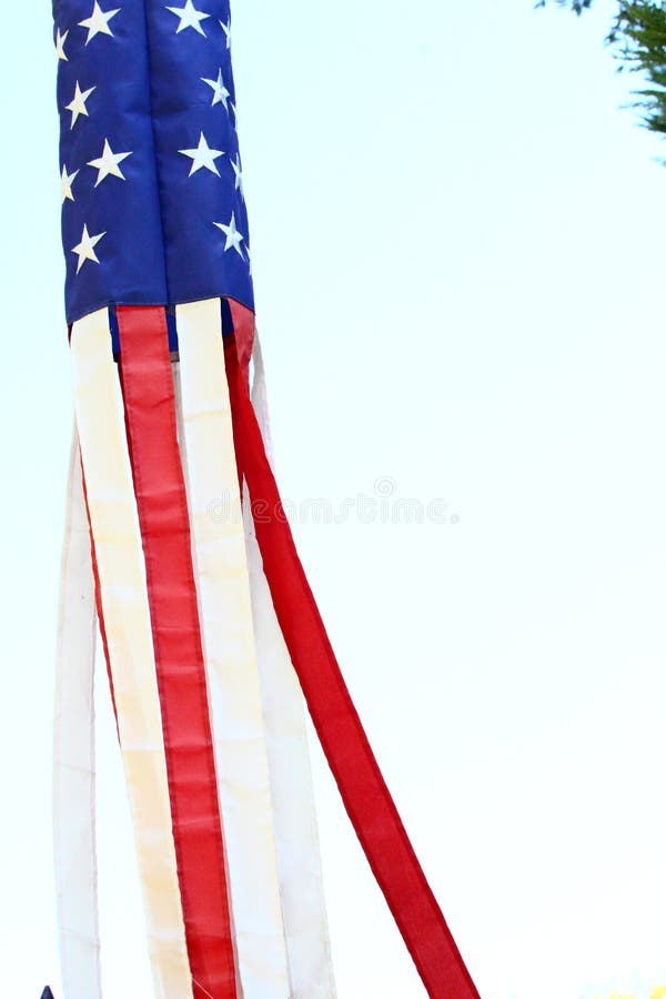 Patriotic Wind Sock stock photo. Image of wind, patriotic - 166509608