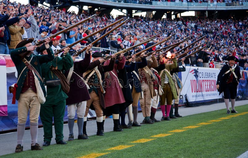 Patriots gun salute editorial image. Image of scoring - 26129505