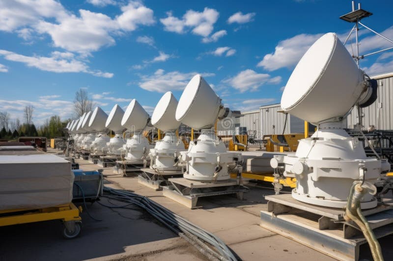 Patrol Boat Radar Systems Waiting for Installation Stock Image - Image ...