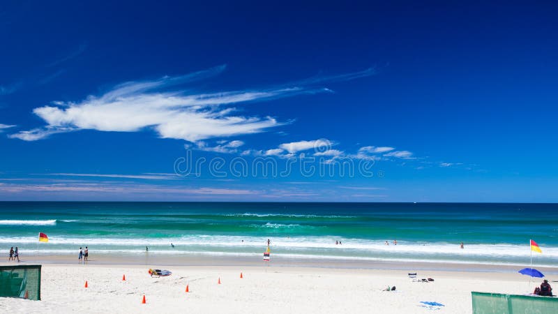 Patrolled tropical beach stock photo. Image of peaceful - 24906878