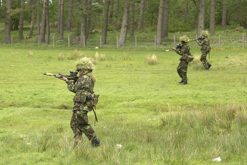 Patrolling stock photo. Image of defence, british, camp - 1051694