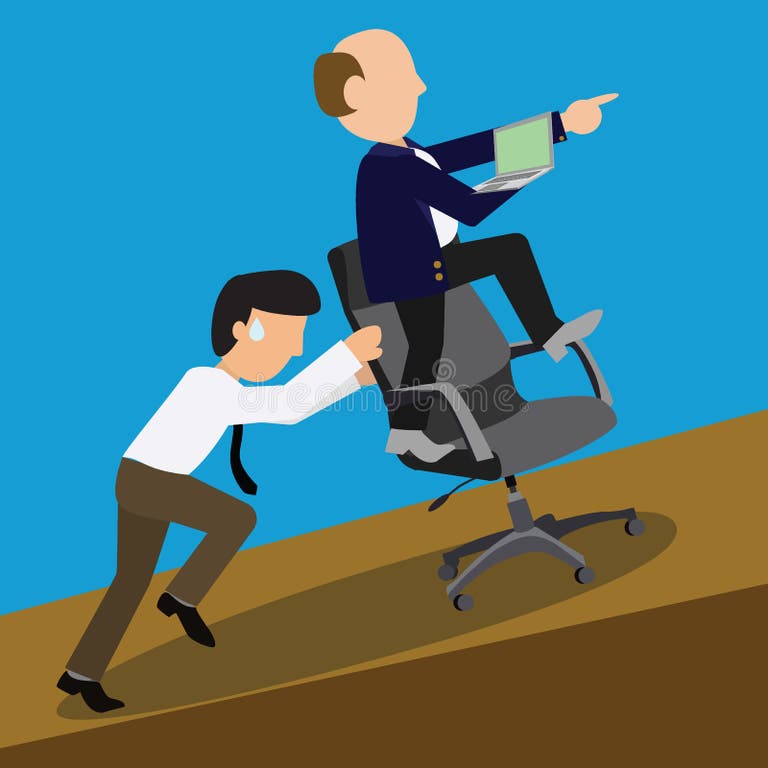 Patron Indiquant Le Doigt La Commande Illustration de Vecteur ...