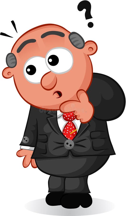 Patron Man Surprised illustration de vecteur. Illustration du ...