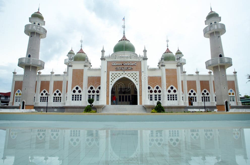Pattani Central Mosque stock image. Image of islam, muslims - 1617235