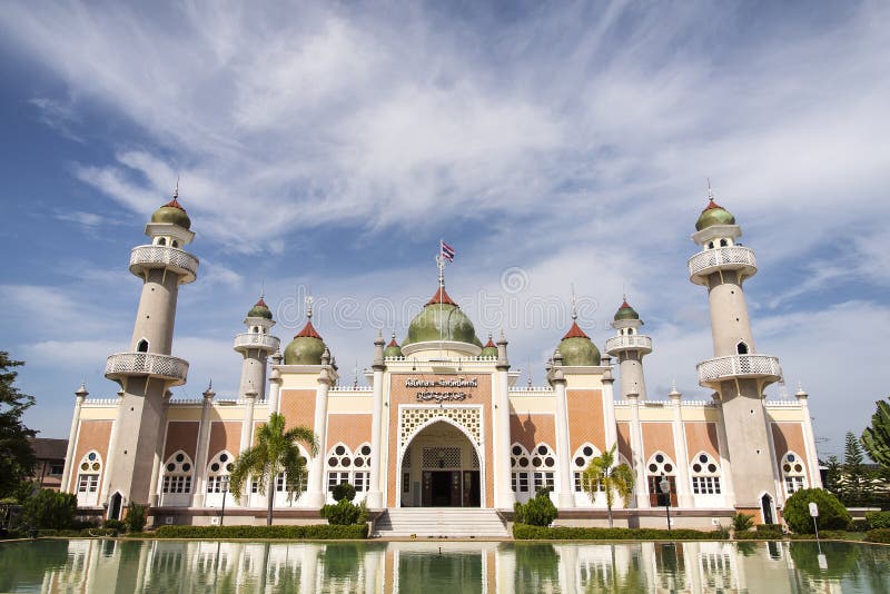 Pattani central mosque. editorial stock image. Image of architect ...