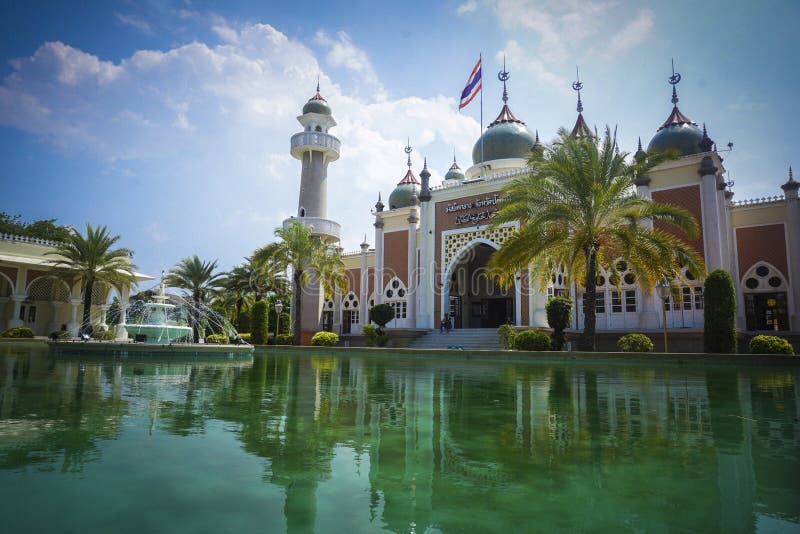 Pattani Central Mosque Thailand Stock Photo - Image of abstract, travel ...