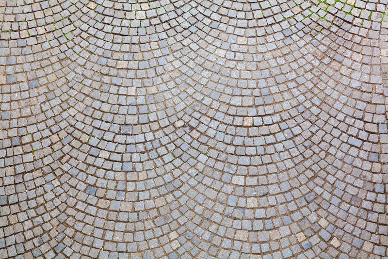 Street Paved with Cobblestone Stock Photo - Image of pattern, floor ...
