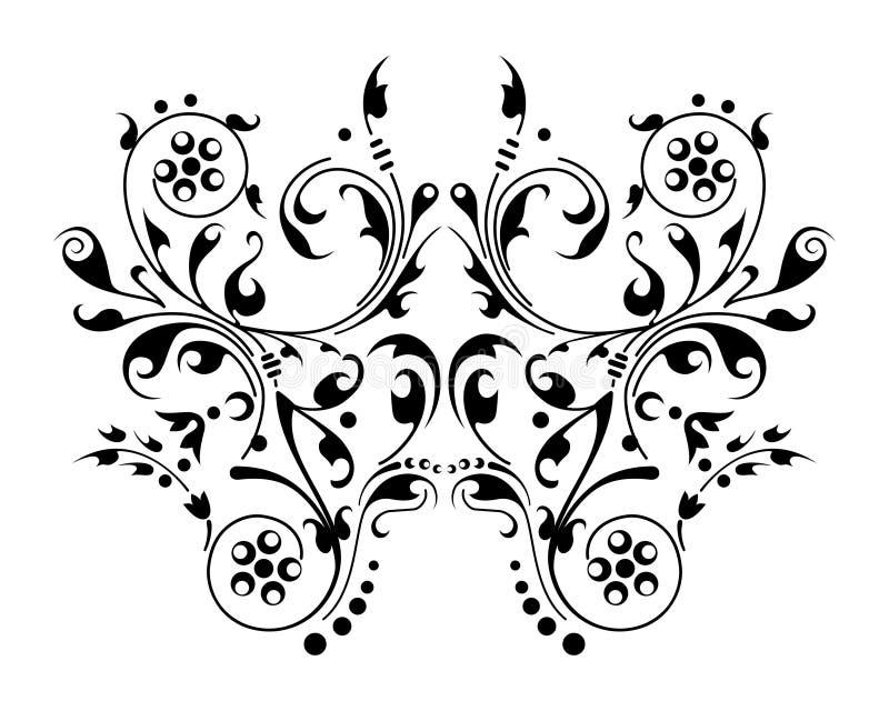 Ornamental pattern stock vector. Illustration of clip, styled - 837480