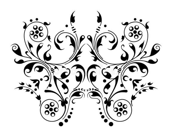 Gothic Leaves Pattern Stock Illustrations – 6,756 Gothic Leaves Pattern ...