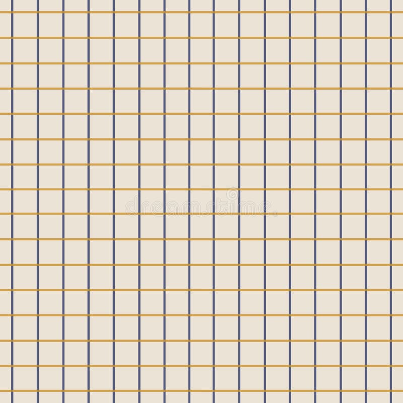 Window Pane Plaid Seamless Pattern, Blue, Brown, Cream Stock ...