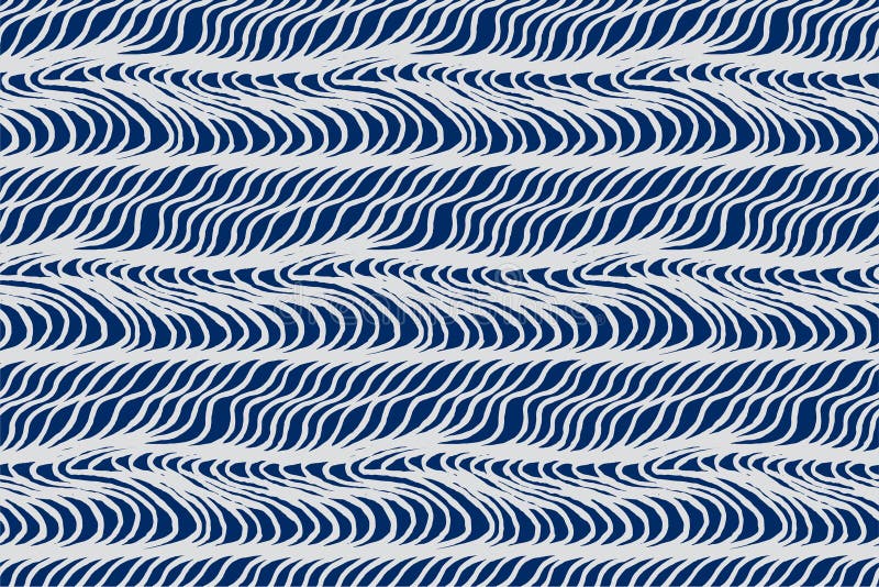 Abstract Distorted Waves and Ripples Brush Lines Seamless Pattern Stock ...