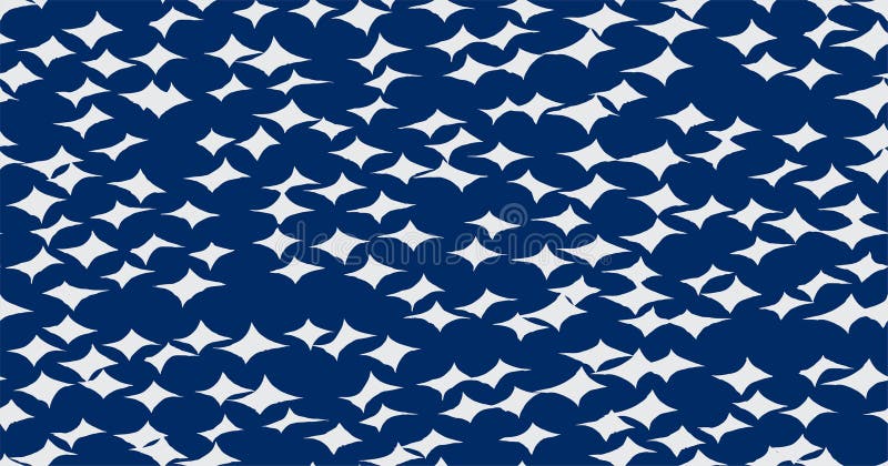 Vibrant Seamless Pattern with an All Over Scattering of Hand Drawn ...