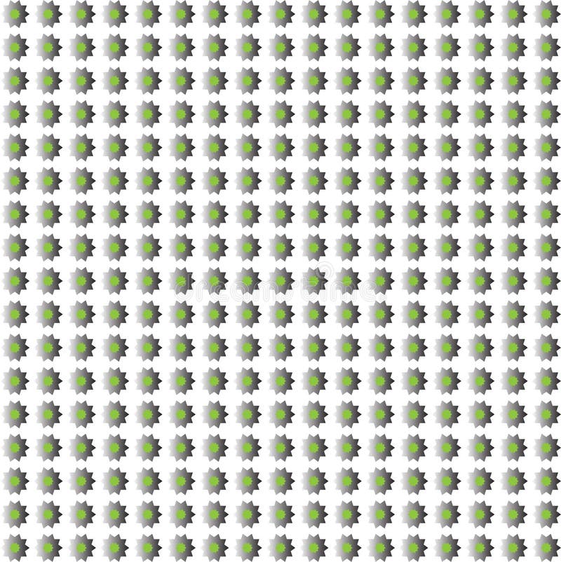 Pattern with Abstract Asterisks on White Surface Stock Vector ...