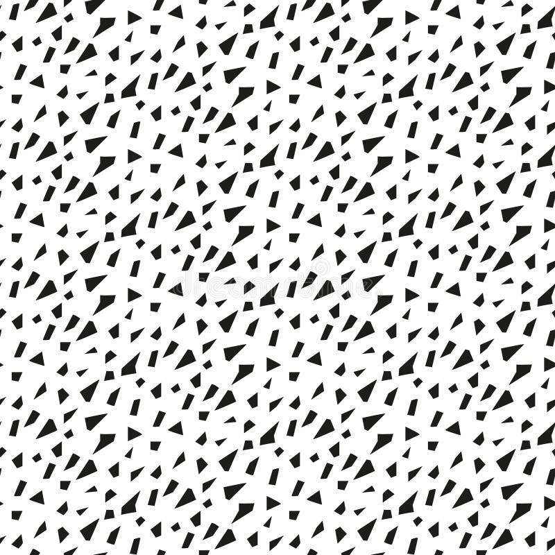 Pattern Abstract Geometry Triangles Broken Black in Chaos. the ...