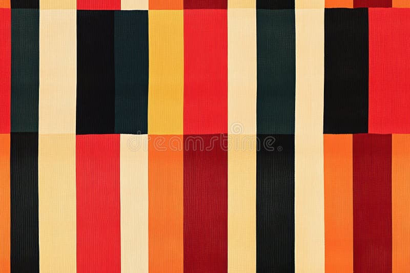 A Pattern of Alternating Vertical and Horizontal Stripes in Bold Colors ...