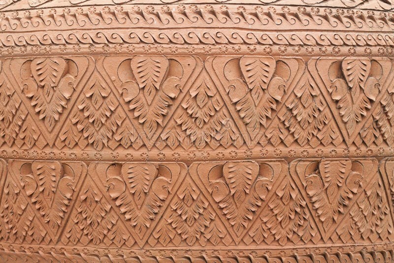 Pattern on ancient pottery stock image. Image of pottery - 51814807