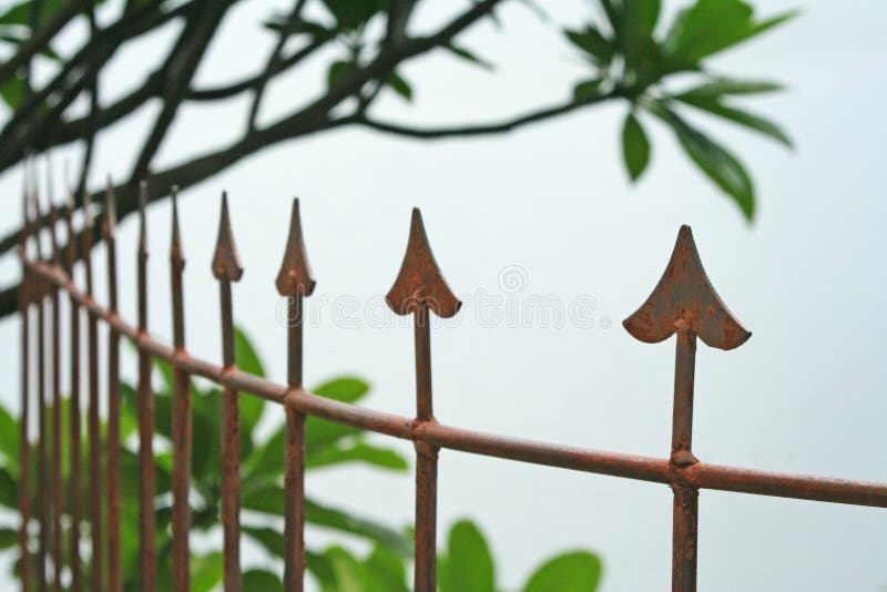 Pattern of Ancient Steel Fence Stock Photo - Image of iron, decorative ...