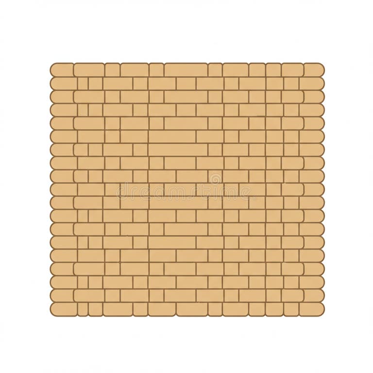 Pattern of Arranged Rectangles Resembling Bricks. Each Rectangle is ...