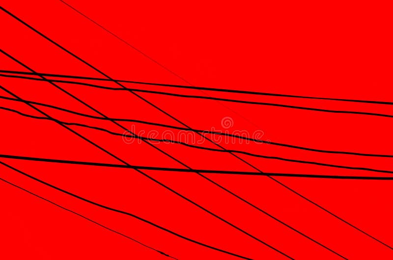 Crossed Wires Over a Dark Red Background Stock Image - Image of like ...
