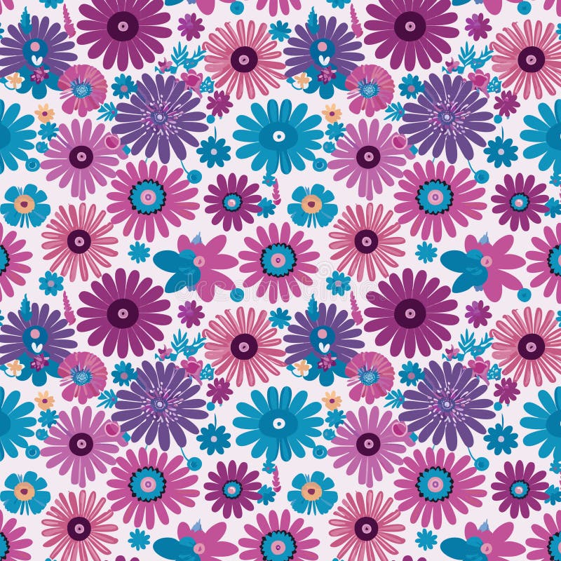 Pattern Art Design. Flower Pattern with Leaves. Floral Bouquets. Flower ...