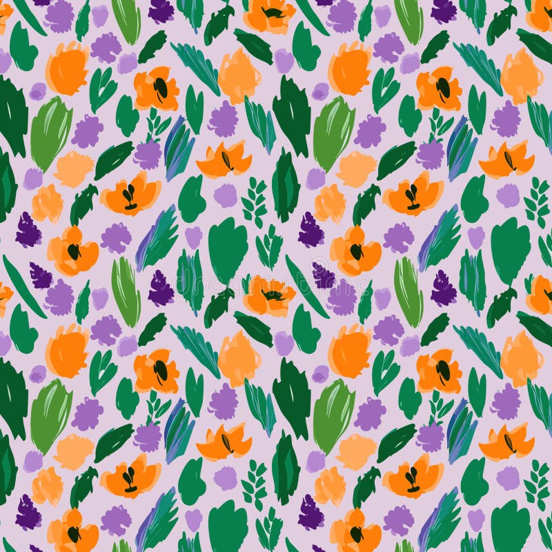 Pattern Art Design. Flower Pattern with Leaves. Floral Bouquets. Flower ...