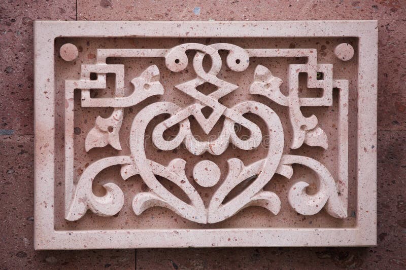 Pattern As an Architectural Decoration the Bas-relief Stock Photo ...