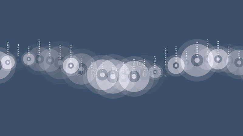 Row of CDs on String Against Electric Blue Background Stock Video ...