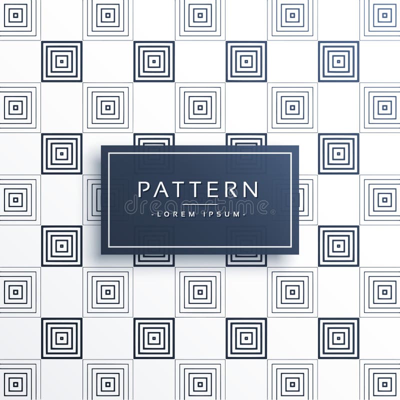 Pattern Background Made with Square Lines Stock Vector - Illustration ...