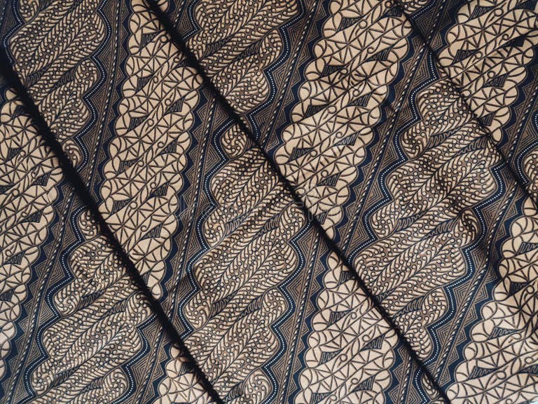 Pattern and Background of Soga Genes Batik Cloth Crafts Stock Photo ...