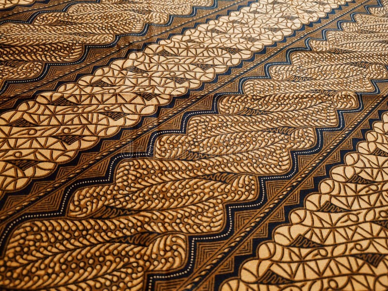 Pattern and Background of Soga Genes Batik Cloth Crafts Stock Photo ...