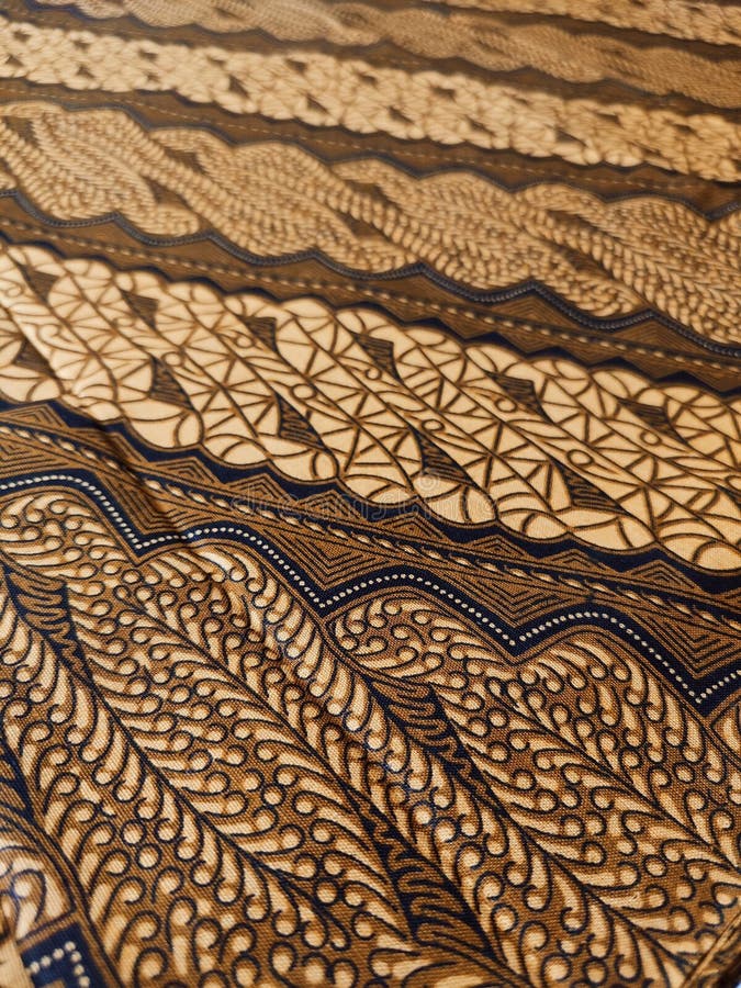 Pattern and Background of Soga Genes Batik Cloth Crafts Stock Photo ...