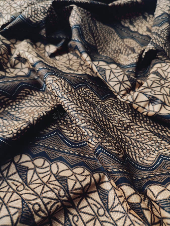 Pattern and Background of Soga Genes Batik Cloth Crafts Stock Photo ...