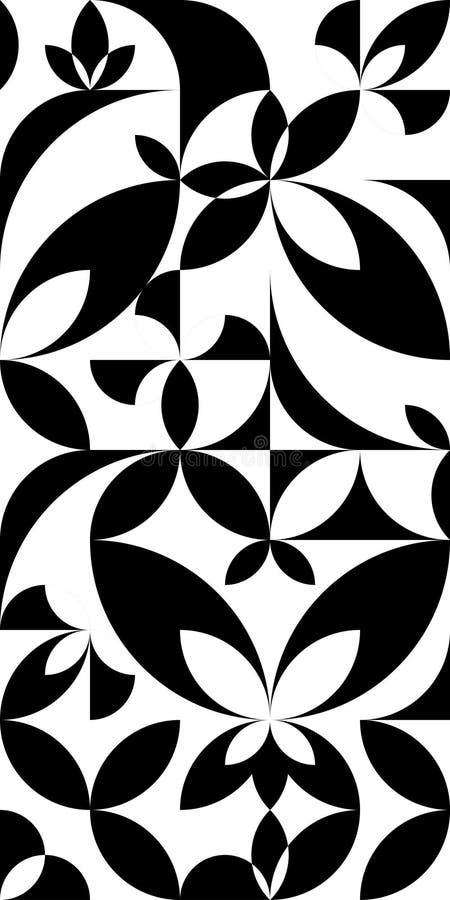 Pattern in Bauhaus Style. Modular Combinatorics. Mosaic Composition ...