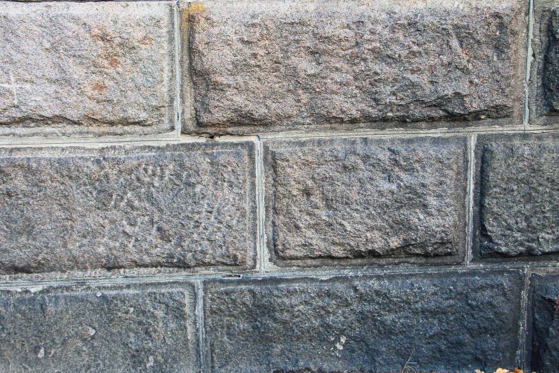 Pattern Of Big Square Block Wall Texture Stock Photo - Image of outdoor ...