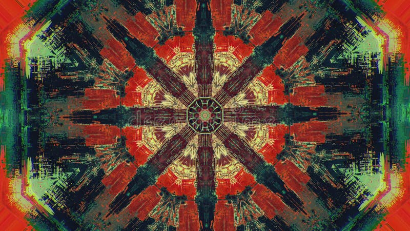 Pattern Bizzare Psychedelic Art. Flashing Trippy Kaleidoscope Stock ...