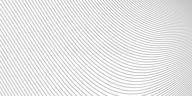 Pattern of Black Lines on White Background Stock Vector - Illustration ...