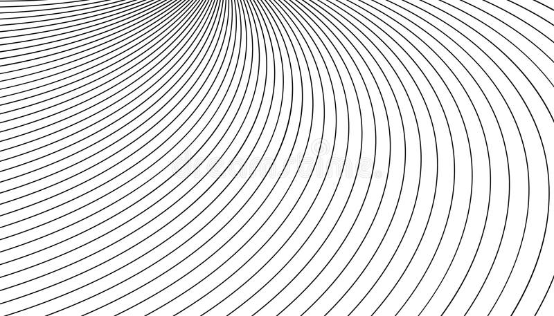 Illustration of the Pattern of Black Lines on White Background Stock ...