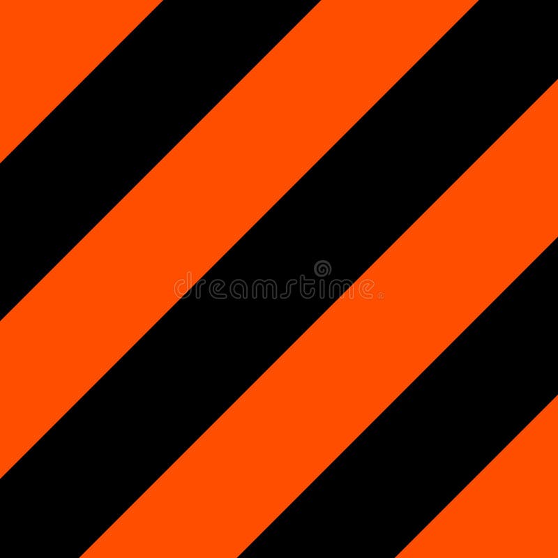 Pattern Black and Orange Slanting Strips Stock Vector - Illustration of ...
