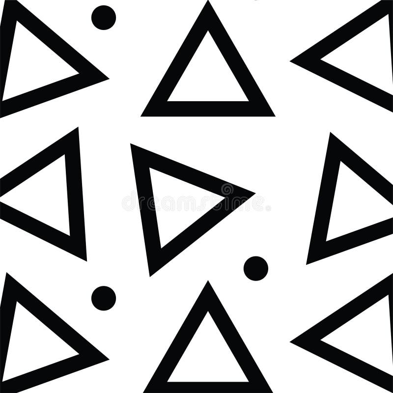 Black Outlined Equilateral Triangles Stock Illustrations – 3 Black ...