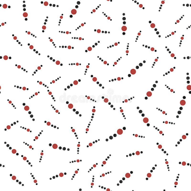 Pattern Black and Red Points. for Your Design Stock Vector ...