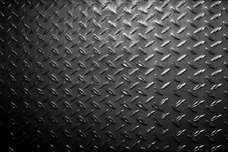 The Pattern of the Black Steel Floor Stock Illustration - Illustration ...