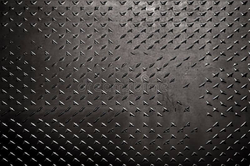 The Pattern of the Black Steel Floor Stock Illustration - Illustration ...