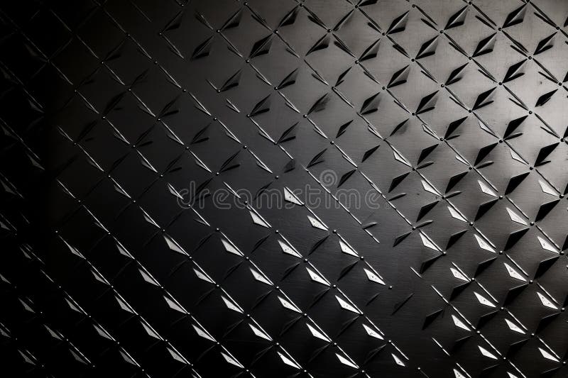 The Pattern of the Black Steel Floor Stock Illustration - Illustration ...