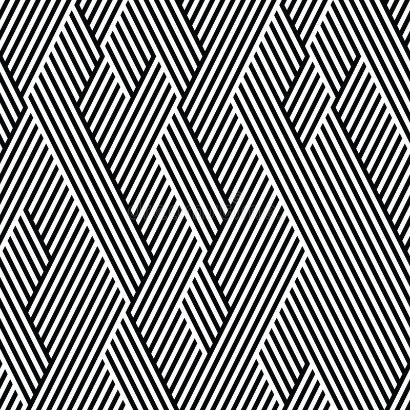 Pattern with black stripes stock vector. Illustration of horizontal ...