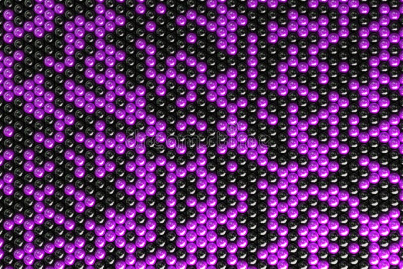 Pattern of Black and Violet Spheres Stock Illustration - Illustration ...