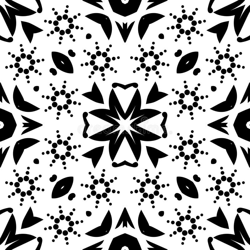 PATTERN BLACK and WHITE Geometric Pattern Vector Stock Vector ...