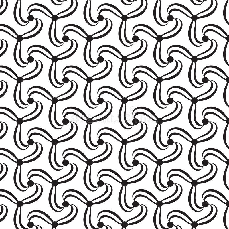 Black and White Oriental Pattern Stock Vector - Illustration of ...