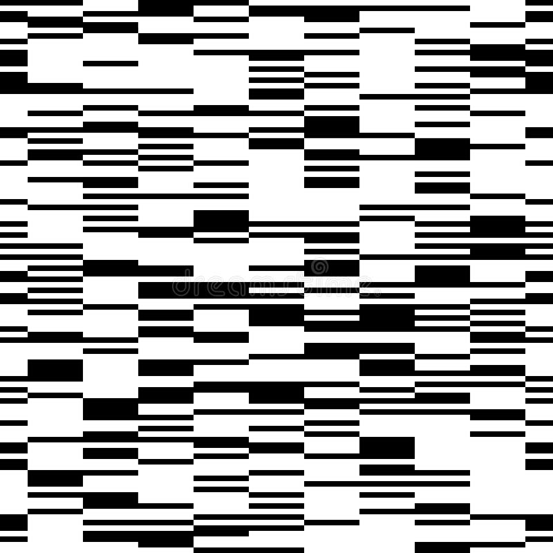 Pattern with Black and White Horizontal Lines, Modern Stylish Image ...