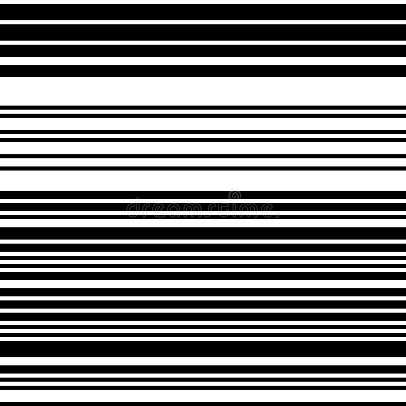 Pattern with Black and White Horizontal Lines 8331, Modern Stylish ...